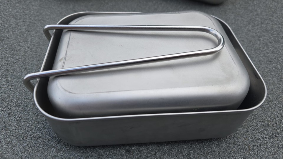 Dutch Army Stainless Steel Mess Tins camping bushcraft military army ...