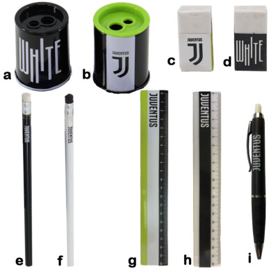 Juventus Pencil Eraser Sharpener Ruler Refillable Pen Stationery ...