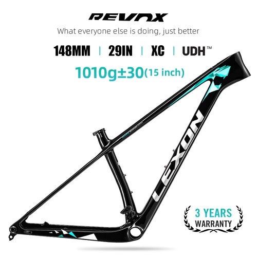 Carbon 29in XC MTB Mountain Bike Frame UDH 148mm Boost Full Inner Cable ...