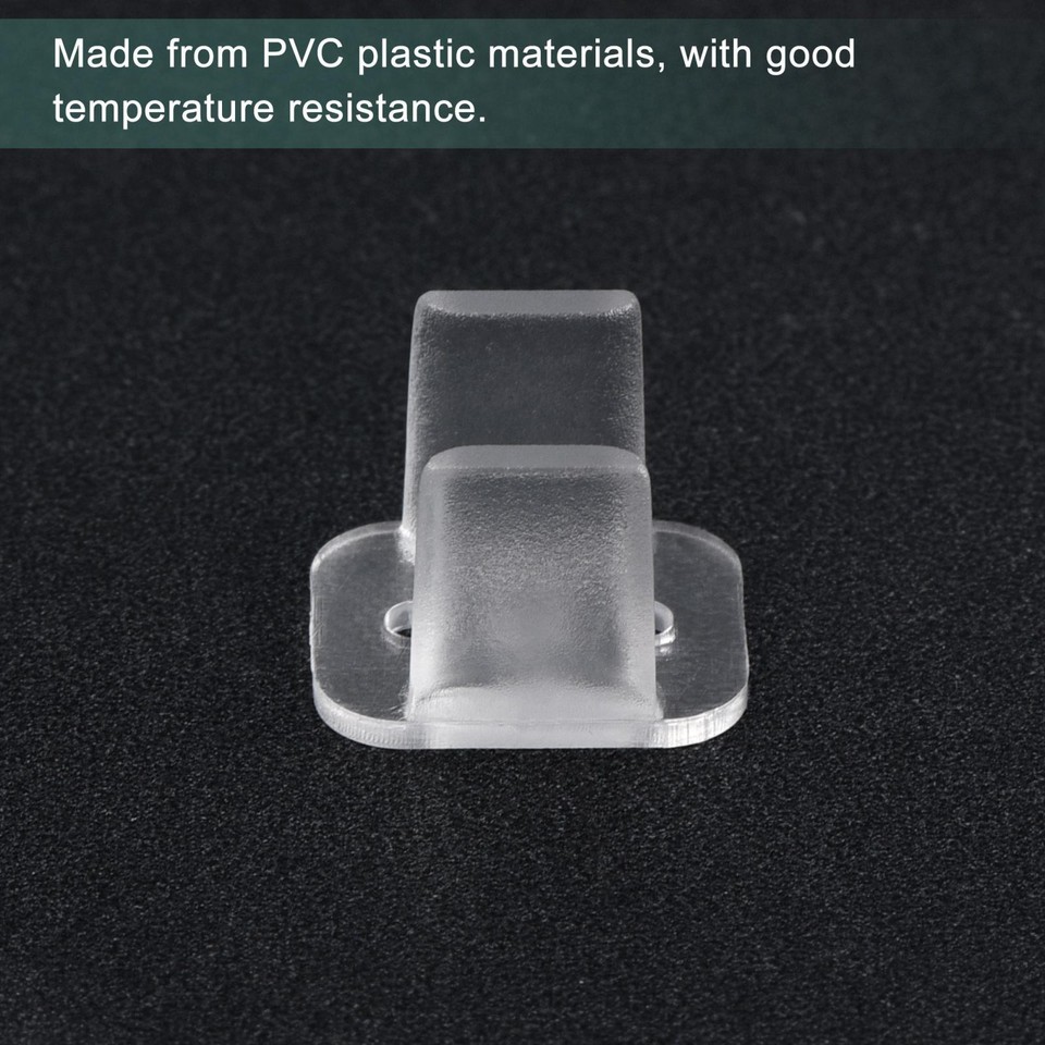 100pcs LED Neon Mounting Clips Fixing Clamps Holder for 8mm Neon LED ...