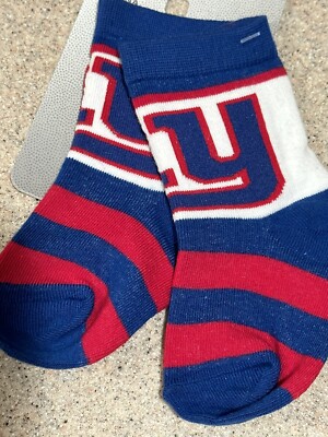 New York Giants NFL Infant Rugby Block Socks Shoe Size 0-3 / New | eBay