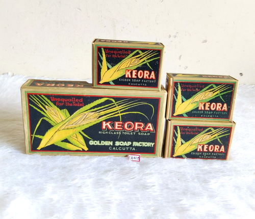Vintage Keora High Class Toilet Soap Advertising With Cardboard Box 3 ...