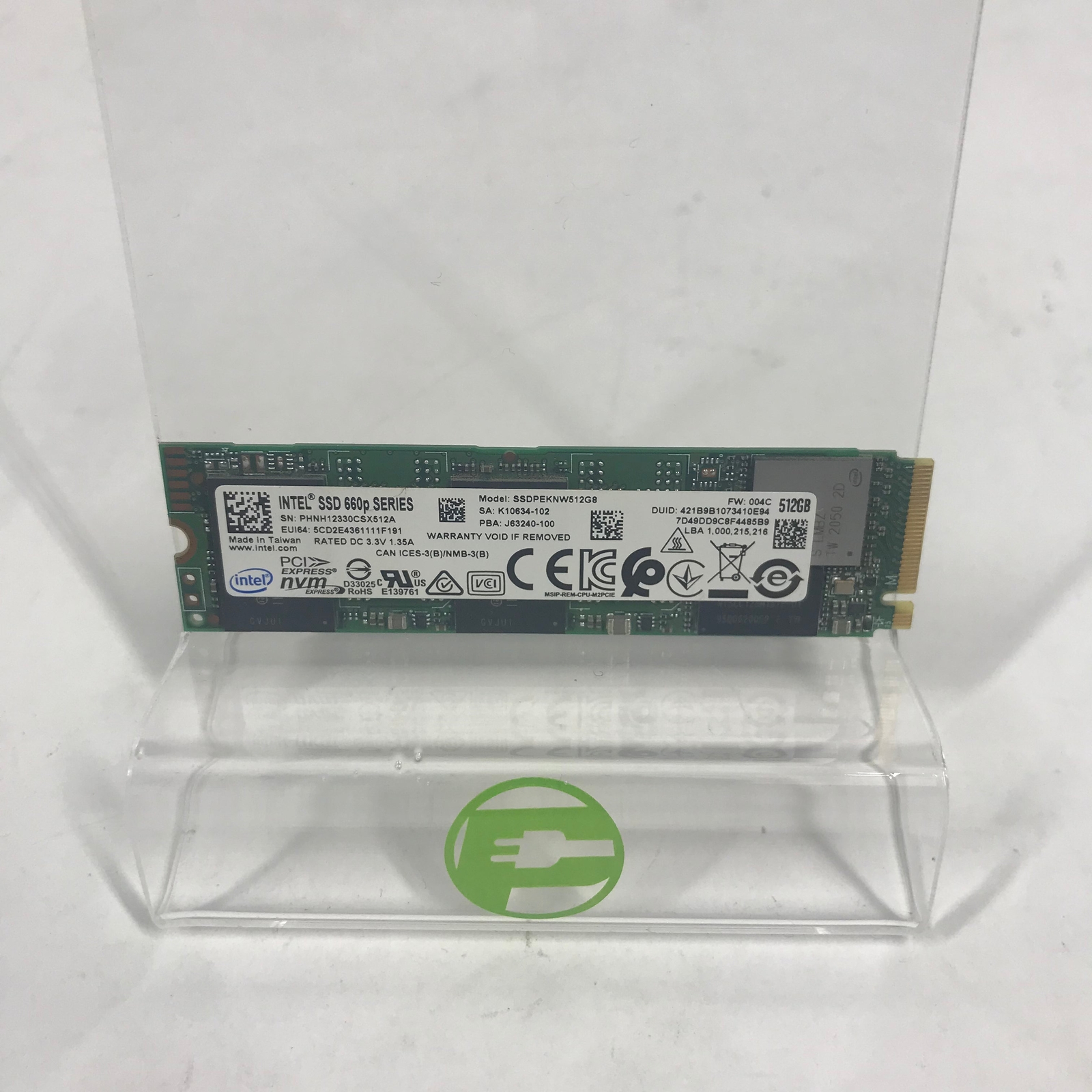 Intel M.2 SSD 660p SERIES 512GB PCI Express 3.0 SSD SSDPEKNW512GB | eBay