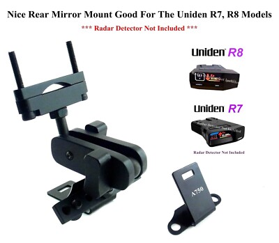 Rear Mirror Mount Brackt For Uniden R7, R8 Radar Detector*Detector Not ...