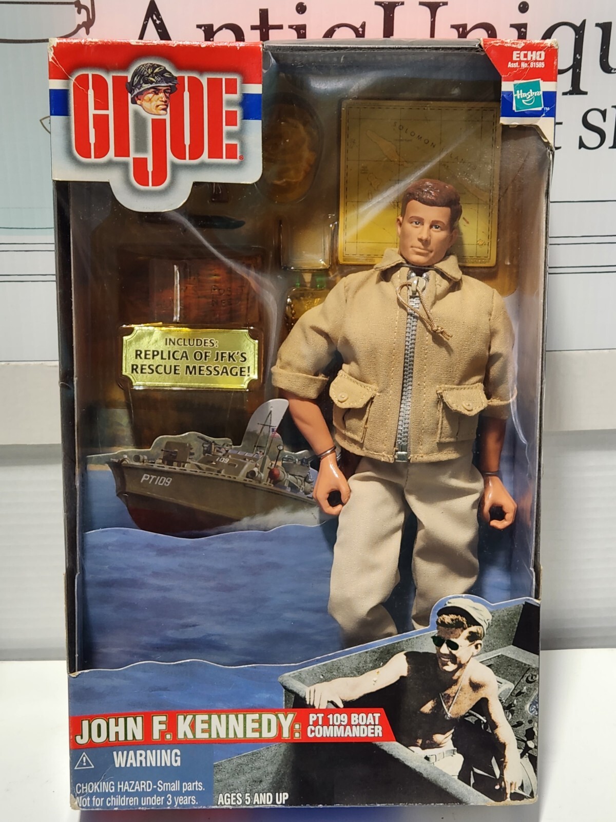 2000+Hasbro+Gi+Joe+John+F.+Kennedy+PT+109+Boat+Commander+12+Figure+J8 ...
