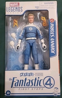 MARVEL LEGENDS THE FANTASTIC FOUR FIRST STEPS JOHNNY STORM IN HAND! | eBay