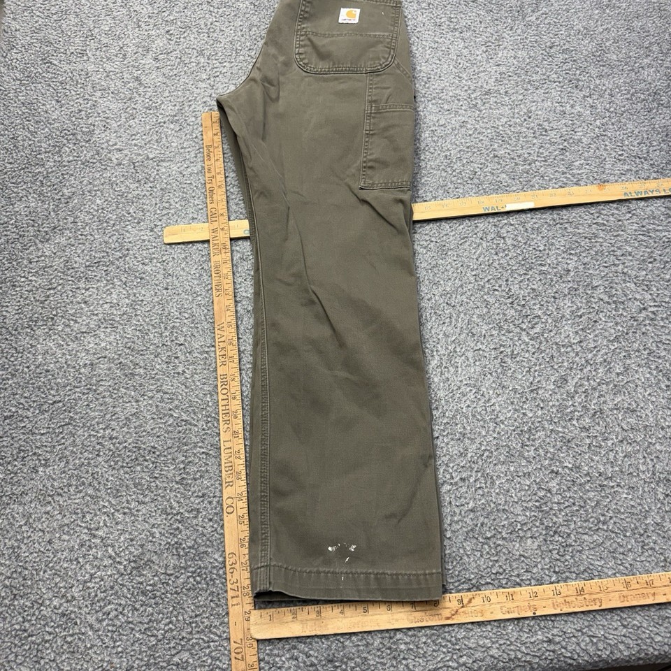 Carhartt Carpenter Pants Men’s 33x30 Relaxed Fit Work Dungarees Hammer ...