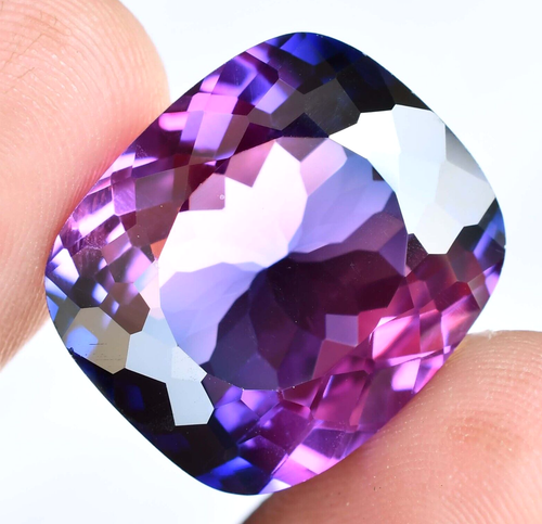Natural Purple Blue Montana Sapphire 39.25 Ct Flawless Certified Loose ...