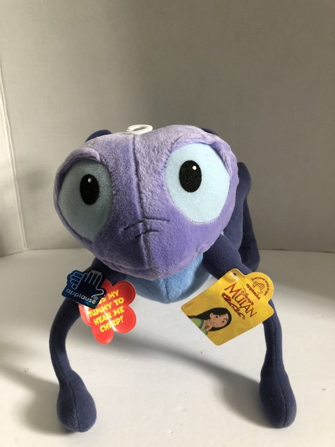 Disney Cri-kee Mulan Cricket Applause Plush Bendable 10" Long All Tags ...