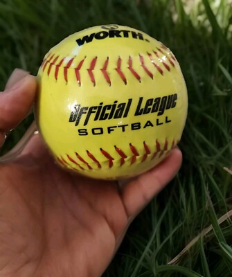 New, Worth Official League Softballs - Set of 4 - YWC11- (11 INCH) | eBay