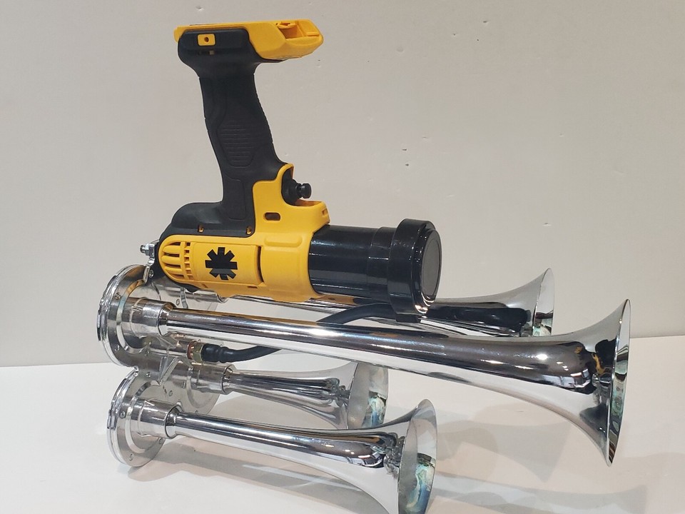 DeWALT 20V MAX Power Air Horn ,QUAD Train Horn Compressor ,Premium ...