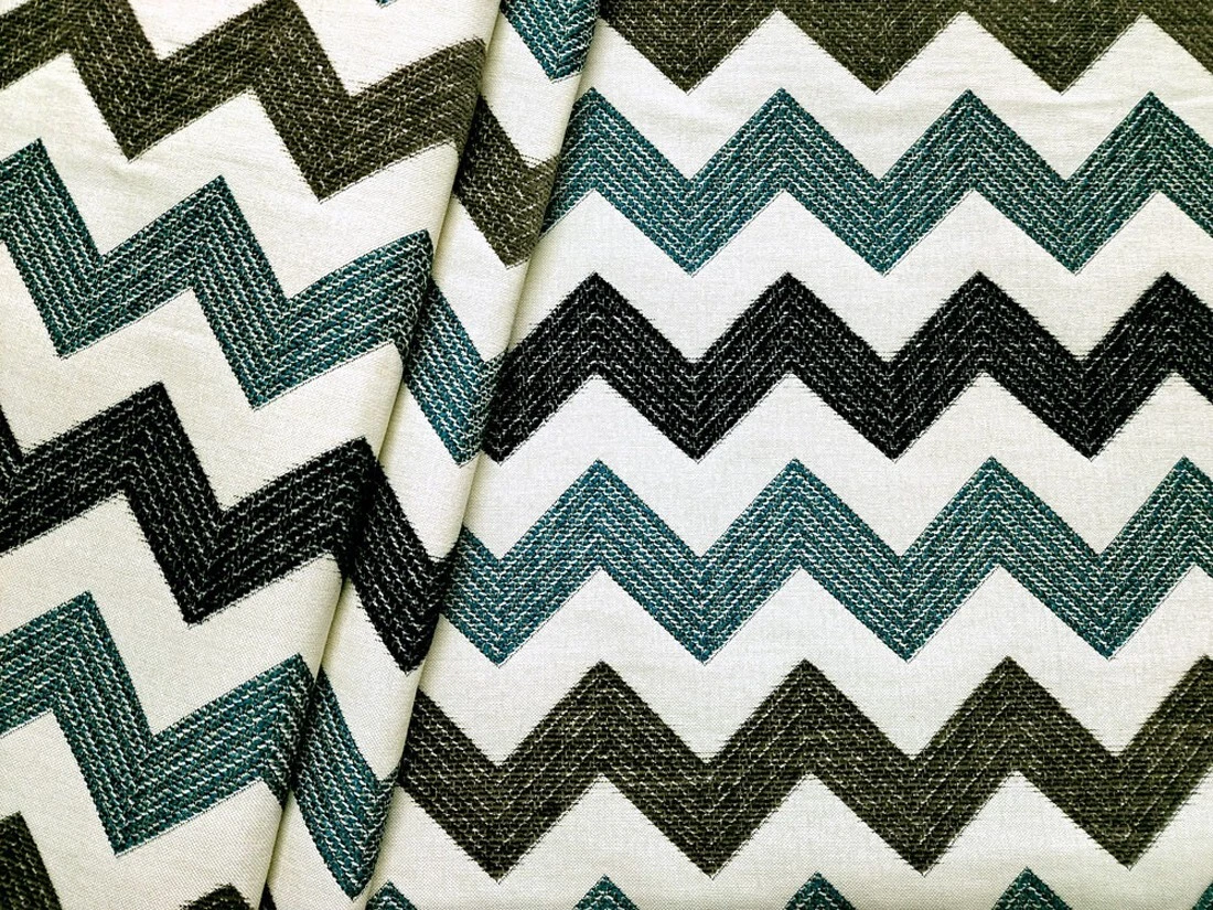 Turquoise Chevron Pattern