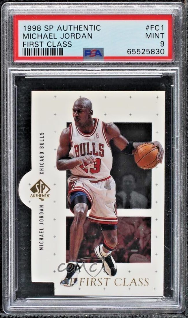 1998 SP Authentic First Class MICHAEL JORDAN #FC1 PSA 9 MINT | eBay