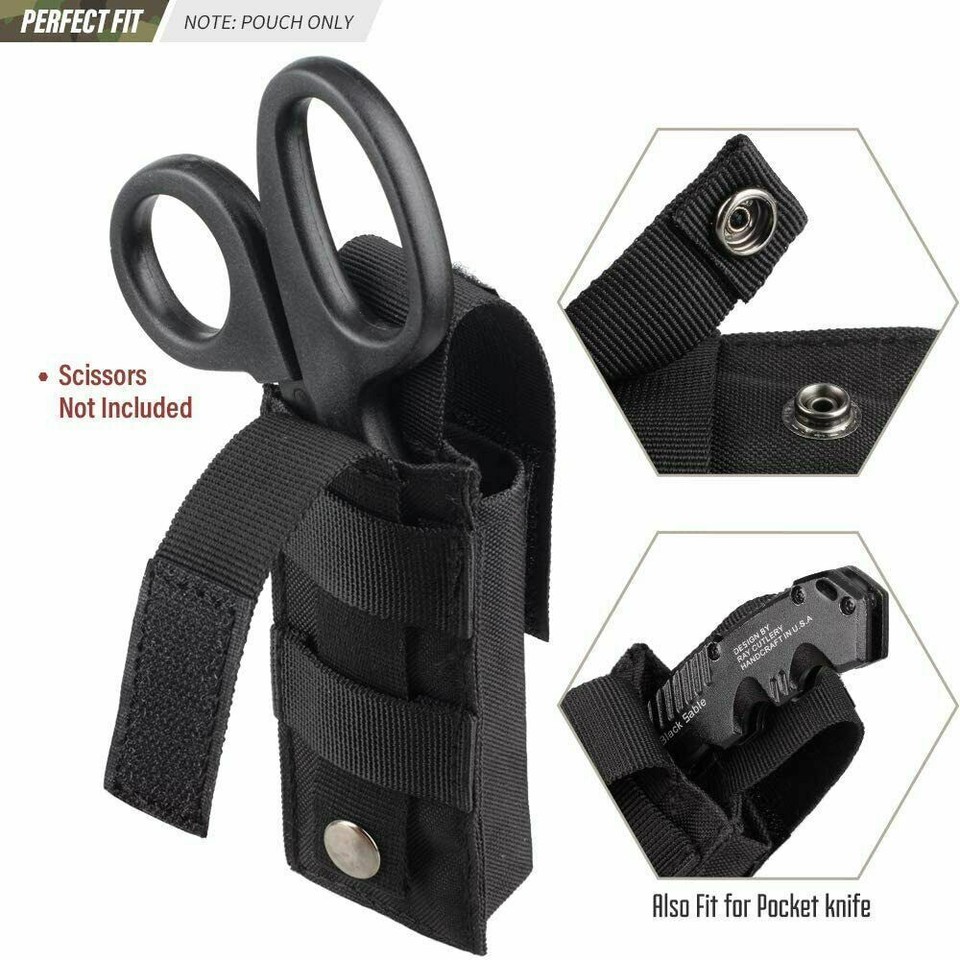 Tactical EDC Tool Pouch Zippered Knife Carrying Storage Case Pouch Pack ...