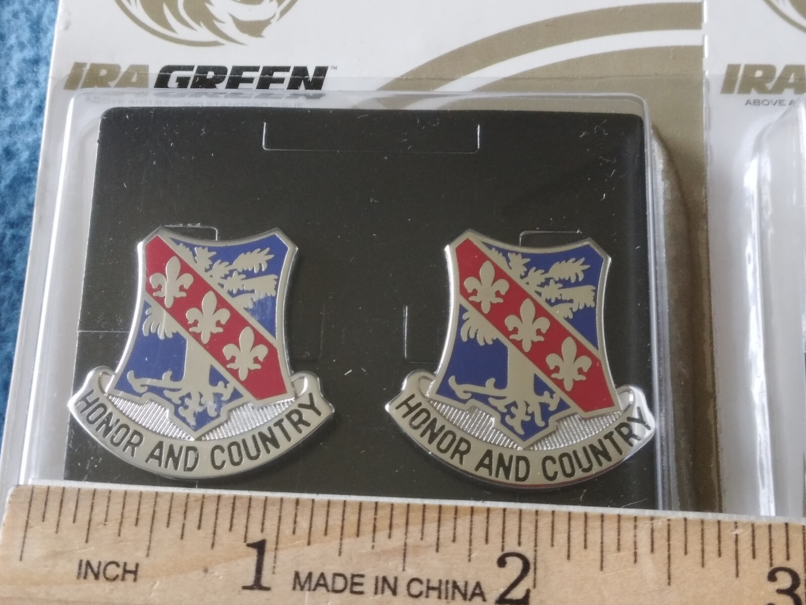 10 PAIRS OF - U.S. Army 327th INFANTRY Unit DI DUI Crest PINS - NEW G ...