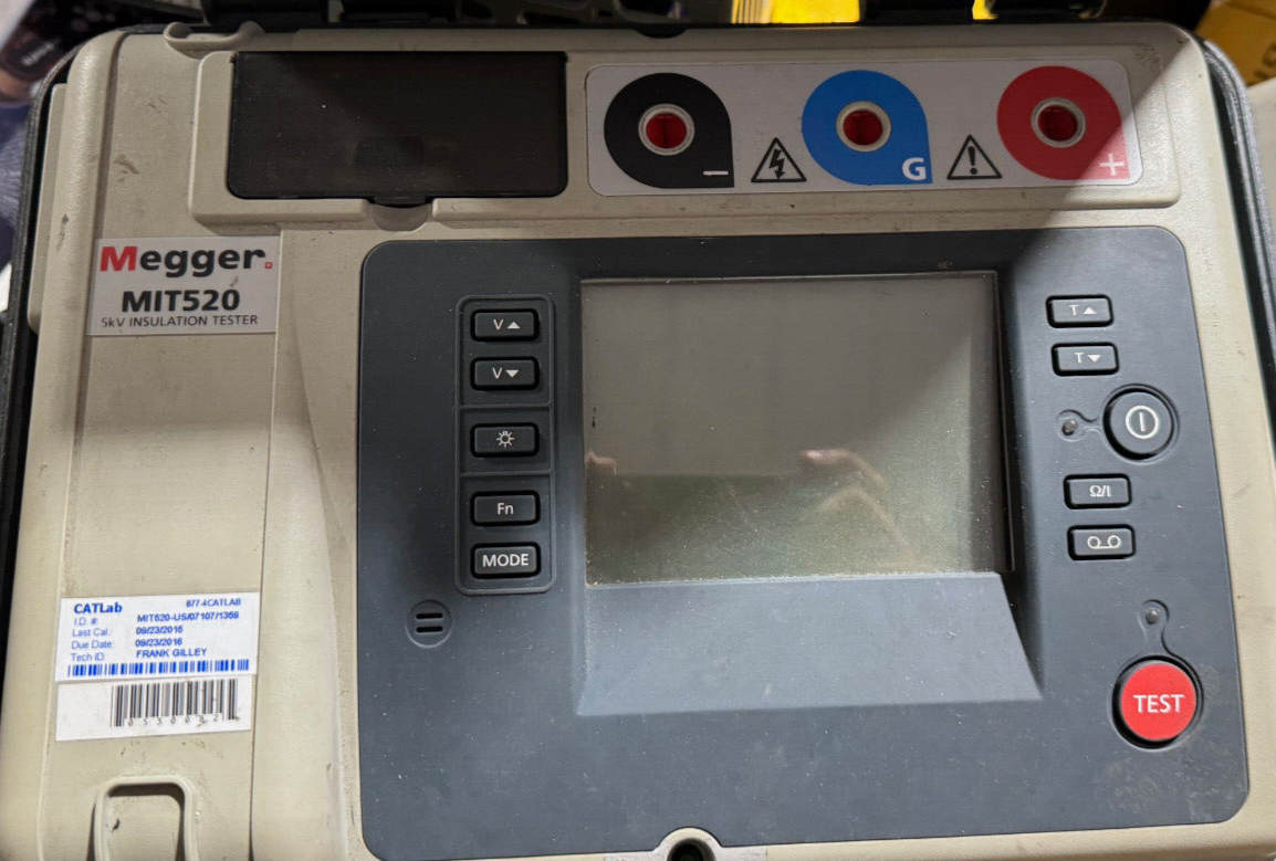 Megger MIT520 5kV Insulation Resistance Tester PARTS/REPAIR | eBay
