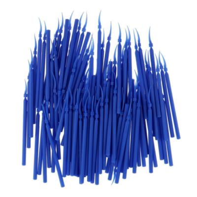 100 Pcs Dental Integrated Plastic Long Handle Wedges Long Handle Middle ...