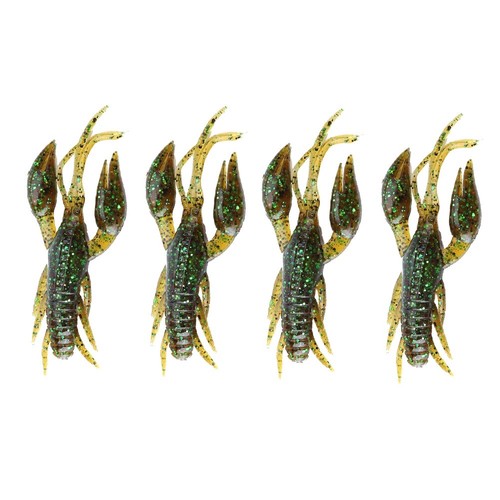Crawfish Lures Crayfish Fishing Lures Bait 4pcs Silicone Soft Fishing ...