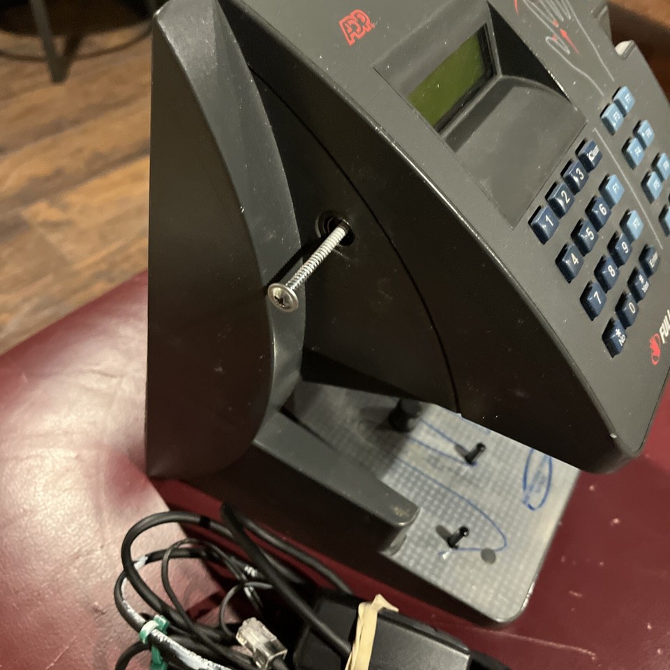 ADP Hand Punch Recognition Systems HP-4000A Biometric Employee Time ...