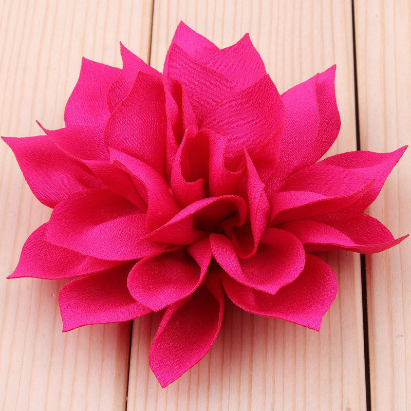 120pcs 3.6" Artificial Double-Layer Lotus Winter Fabric Flowers For ...