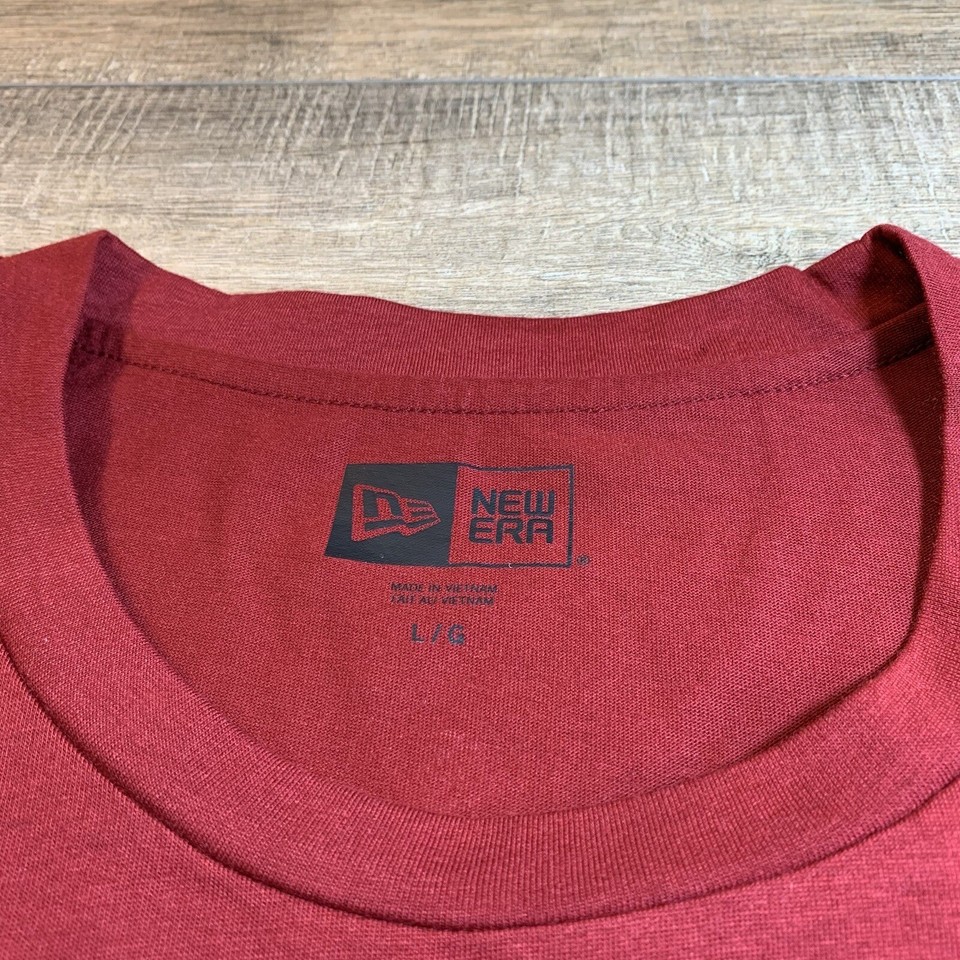 New Era Mens T-Shirt Size Large Red SOG Knives Terminus XR Logos Front ...