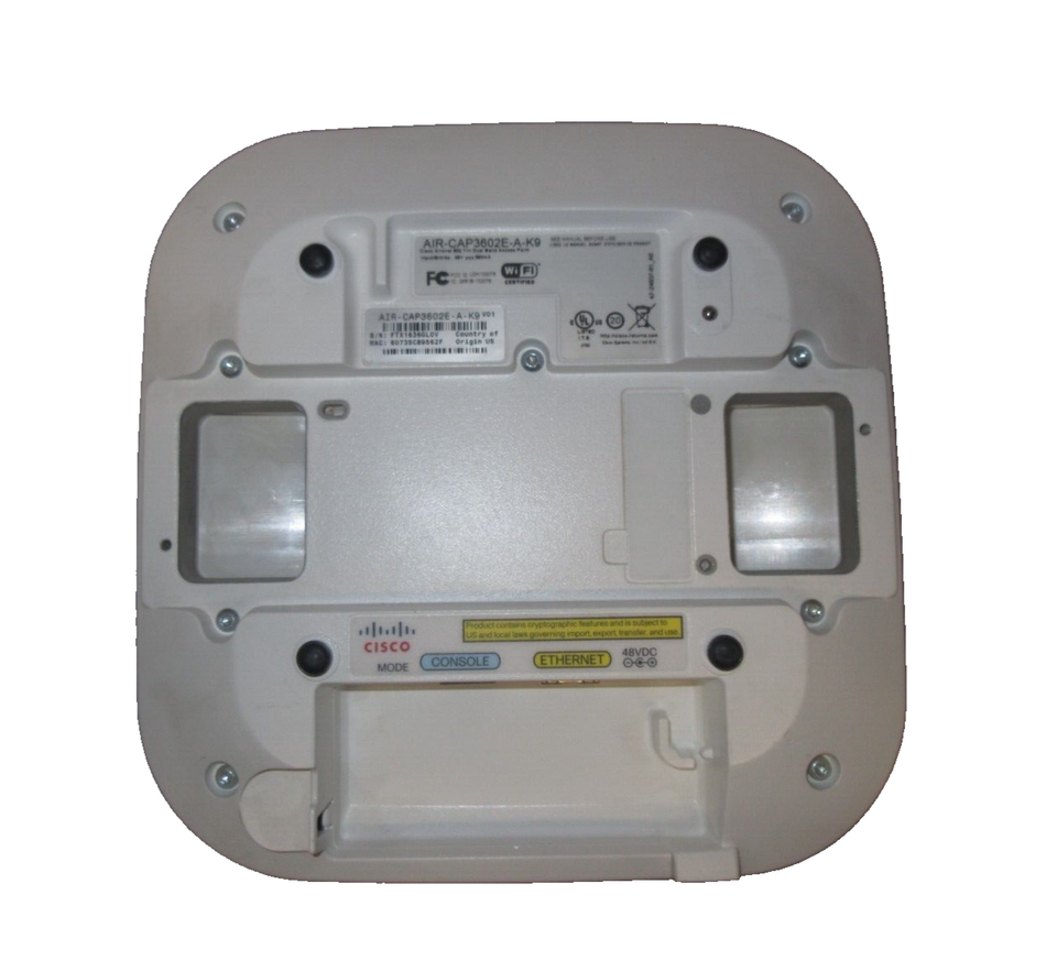 Cisco AIR-CAP3602E-A-K9, Wireless DUAL BAND Access Point 1000mb/s PoE ...