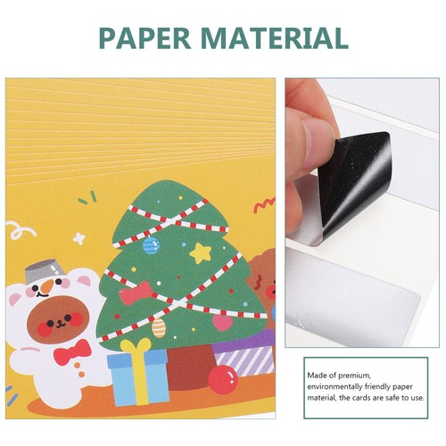 1 Set of Scratch Cards Creative Scratch Paper Cartoon Christmas Scratch ...