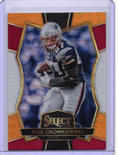2016 Panini Select #108 Rob Gronkowski Tri-Color Prizm | eBay