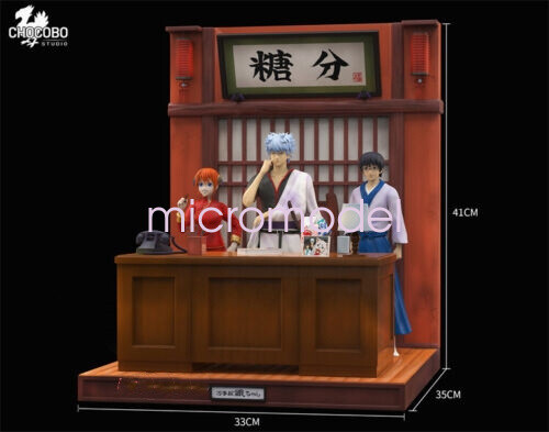 Chocobo GINTAMA Resin Model Sakata Gintoki Statue Kagura B In Stock 1/7 ...