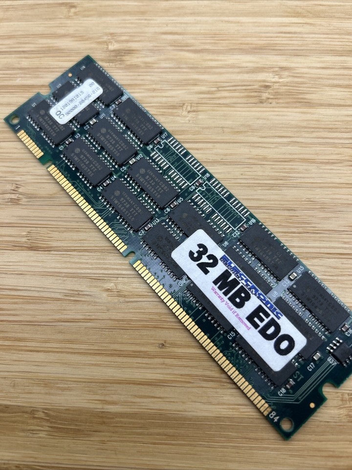 32MB EDO 168PIN DIMM Memory Module 4mx64 60ns Un-Buffered 3.3v SEC LGS ...