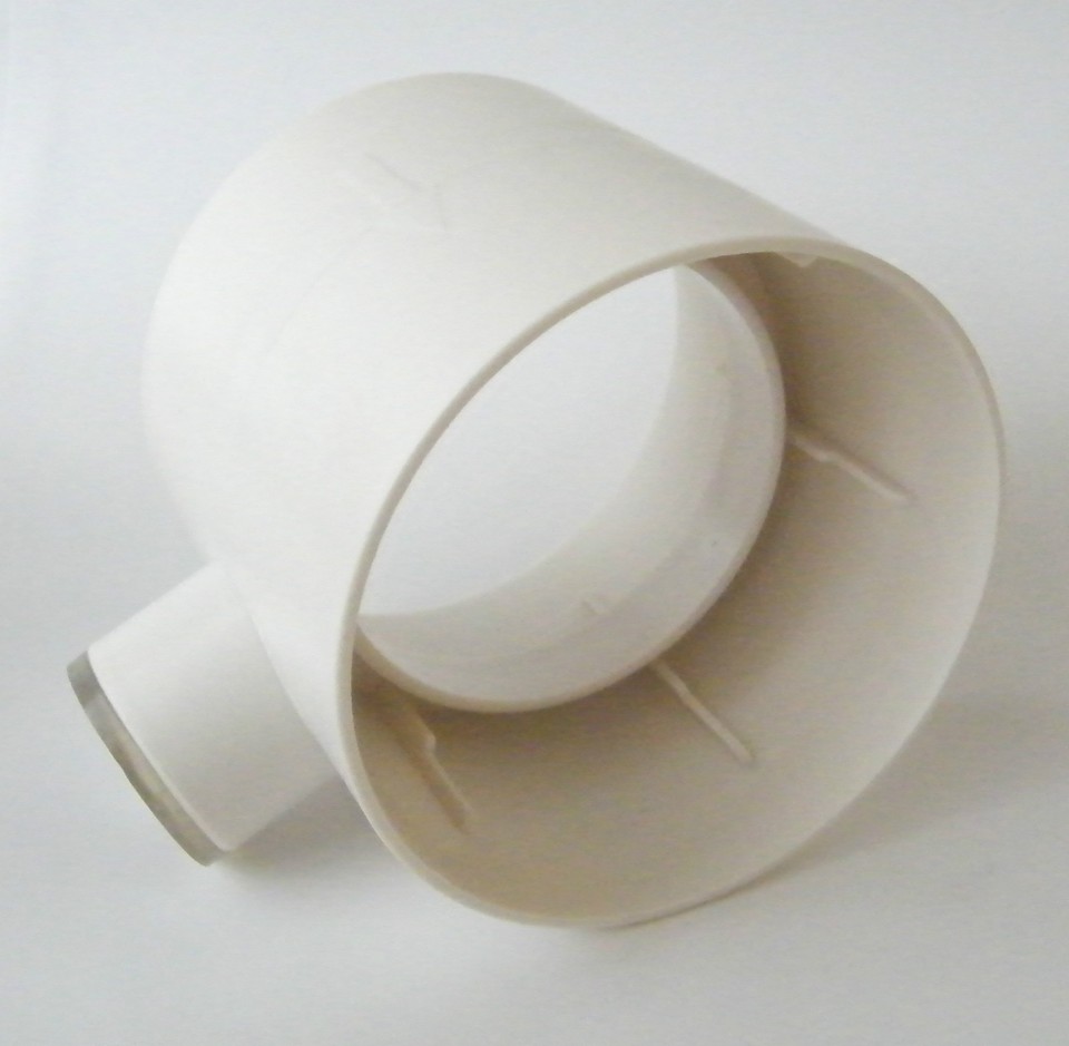 4" 100mm Plastic Round Ducting Ventilation Tube Extractor Fan Vent Pipe ...