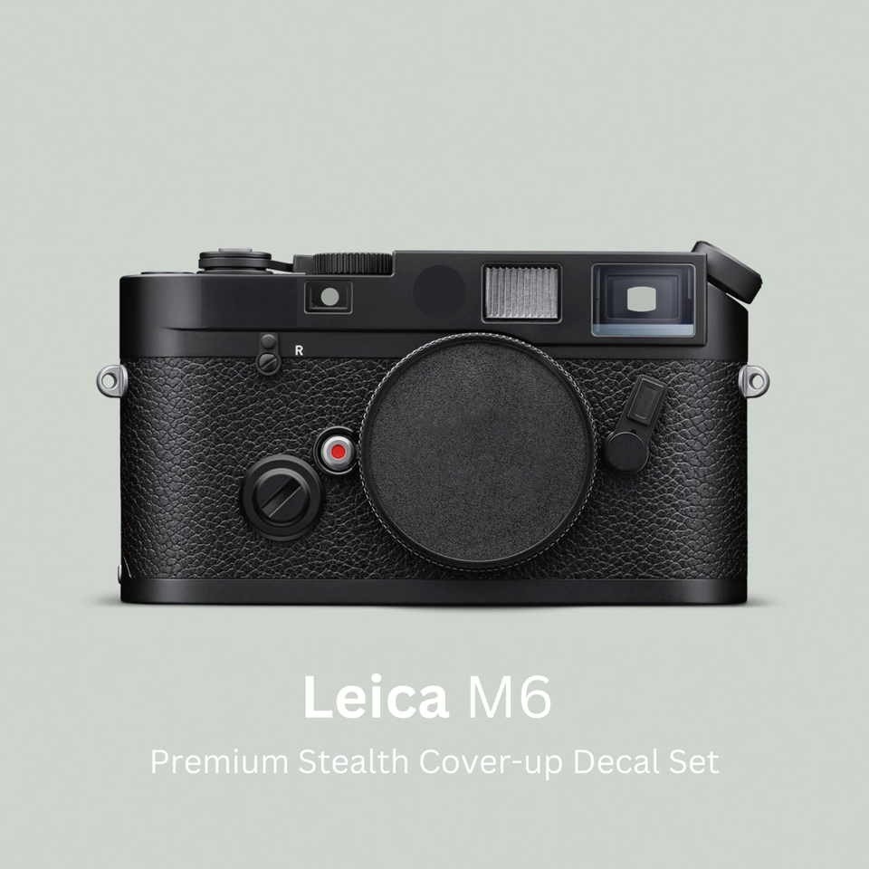 Leica M6 Dot & Text Premium Logo Cover Up Vinyl Sticker Premium Decal ...