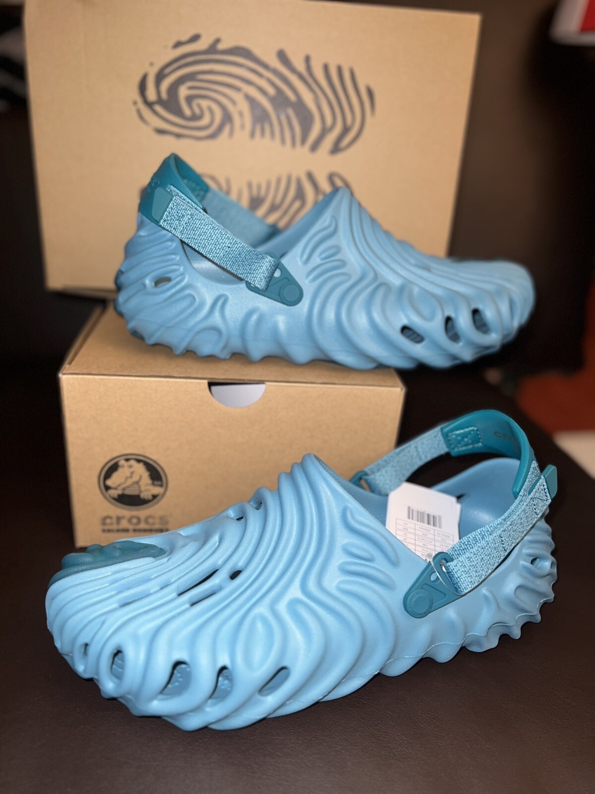 Salehe Bembury Crocs Size 12 - Mens Pollex Clog by ‘Turq Tonic’ Perfect ...