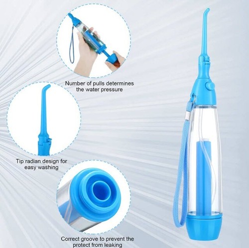 Cordless Water Flosser Dental Oral Irrigator Travel Teeth Cleaner Floss ...