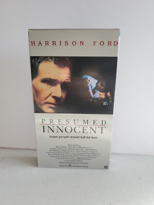 Presumed Innocent VHS (1991) - Harrison Ford - Thriller Movie ...