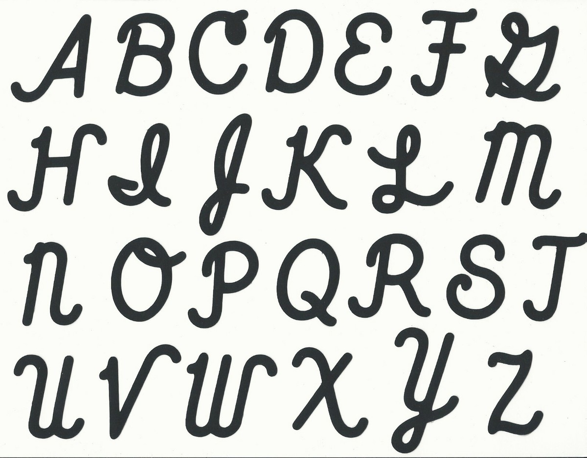 Cursive Numbers Font