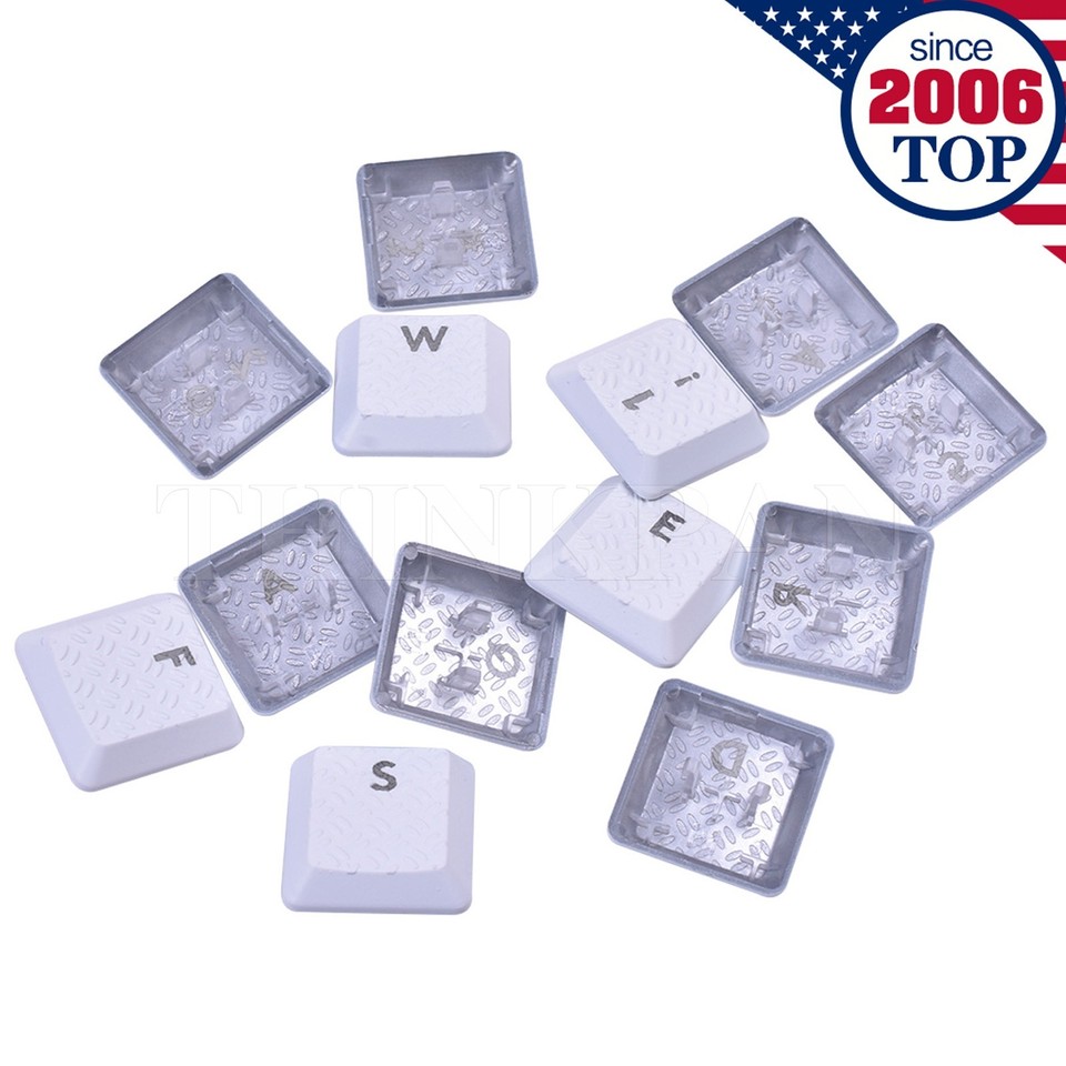 White Anti-slip Texture Keycaps for Logitech G813 G815 G913 G915TKL RGB ...