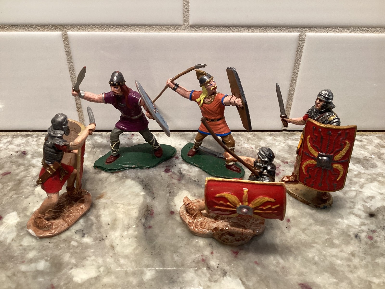 Toy Soldiers 2 Conte, 1 TSSD Romans vs. 2 Reamsa Gauls | eBay