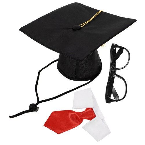 2 Sets Casquettes De Graduation Chien Accessoires Pour Animaux ...