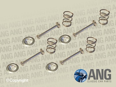 FORD ANGLIA 105E REAR BRAKE SHOES STEADY PINS, CLIPS & SPRINGS x 4 ...