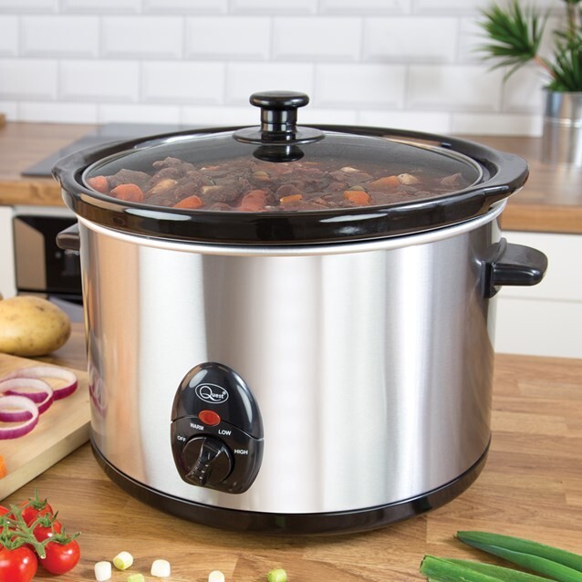 Stainless Steel Slow Cooker | 5 L | Low Wattage Camping | 320 W | eBay UK