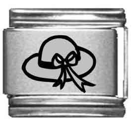 Clearly Charming Hat Laser Italian Charm | eBay