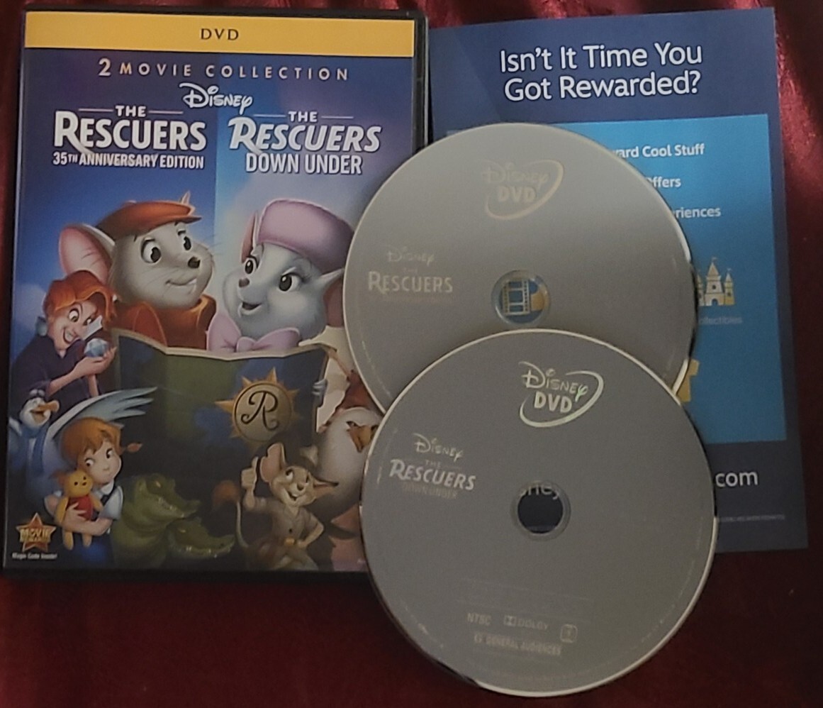 The Rescuers / The Rescuers Down Under 35th Anniversary Edition DVD ...