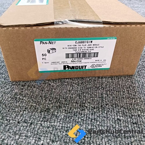 For Panduit CAT6 Gigabit White Network Jack Module CJ688TGIW * Quantity ...