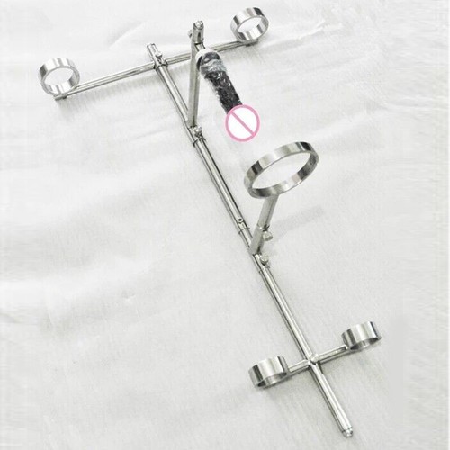 Stainless Steel Furniture SM Bar SLAVE Rack Handcuffs Toture Collar ...