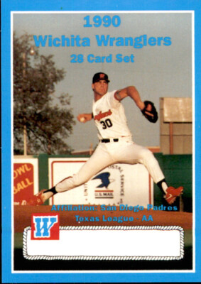 1990 Wichita Wranglers Rock's Dugout #1 Checklist - NM Baseball Card | eBay