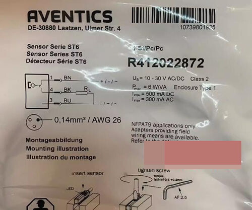 1pc used AVENTICS R412022872 sensor | eBay