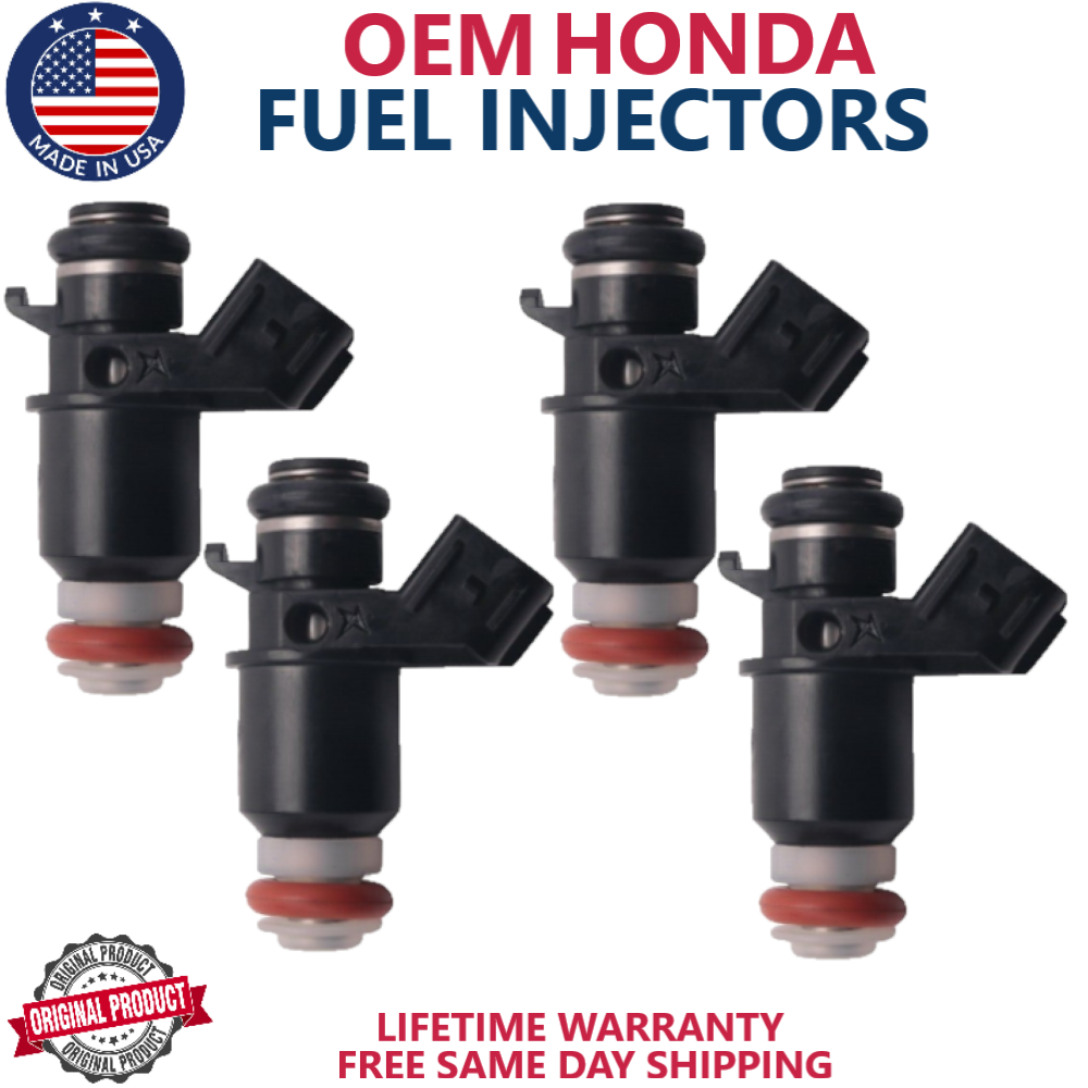 Set of 4 OEM KEIHIN/HONDA Fuel Injectors For 2001-2005 Honda Civic 1.7L ...