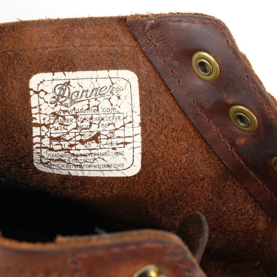 DANNER JACK II 34342 Dark Coffee Ankle Boots Sz. 11 EE Leather Lace-Up ...