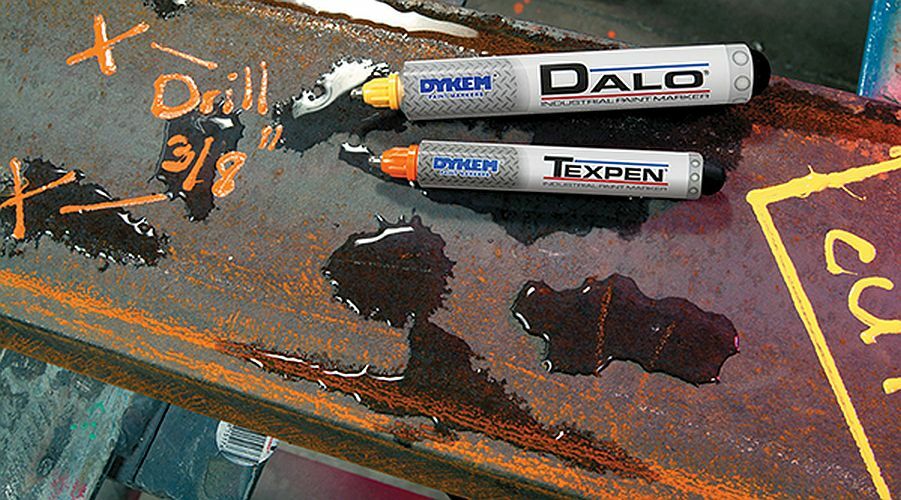 Dykem TexPen Industrial Paint Ball Point Markers for Metal, Steel, Box ...